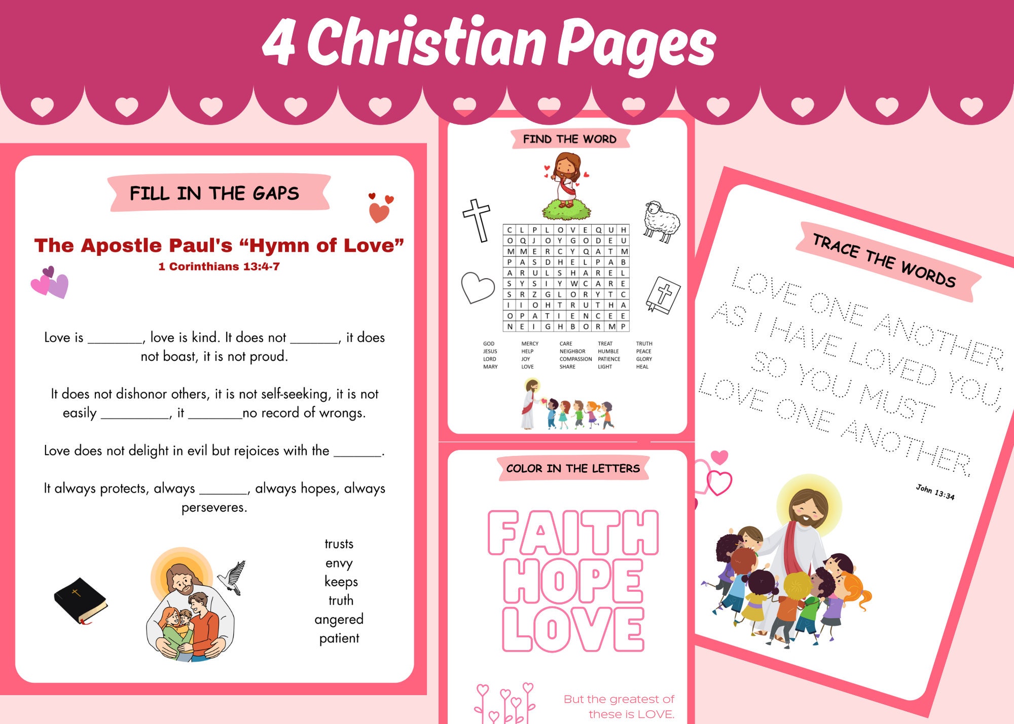 30 Valentine's Printable Activities Bundle for Kids, Classroom/party ...