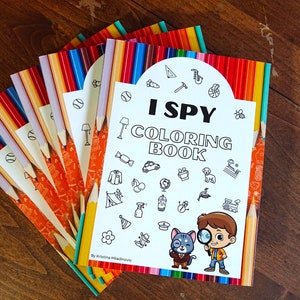 I Spy Coloring Book, Fun Book, Busy Book for Kids 5-12 Years Old ...