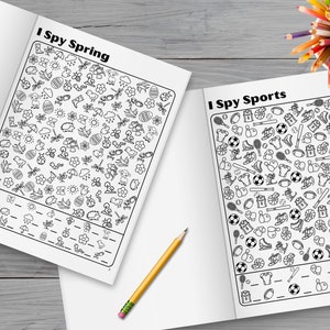 I Spy Coloring Book, Fun Book, Busy Book for Kids 5-12 Years Old ...