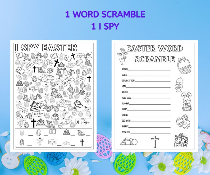 Printable Easter Worksheets, Easter Puzzle Pages, Easter Maze, Spot the ...