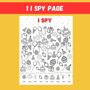 Printable Birthday Party Sheets - 16 Worksheets Games Coloring Pages ...