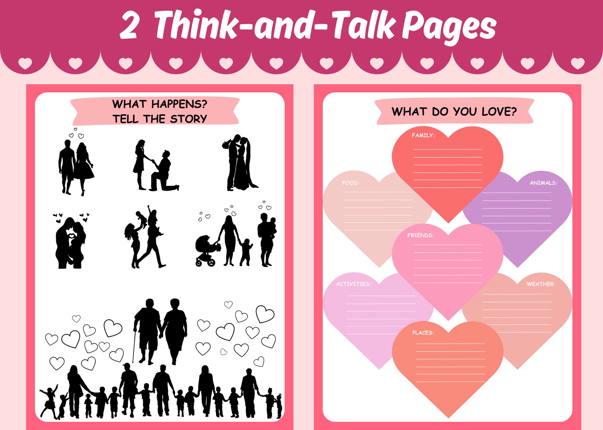 30 Valentine's Printable Activities Bundle for Kids, Classroom/party ...