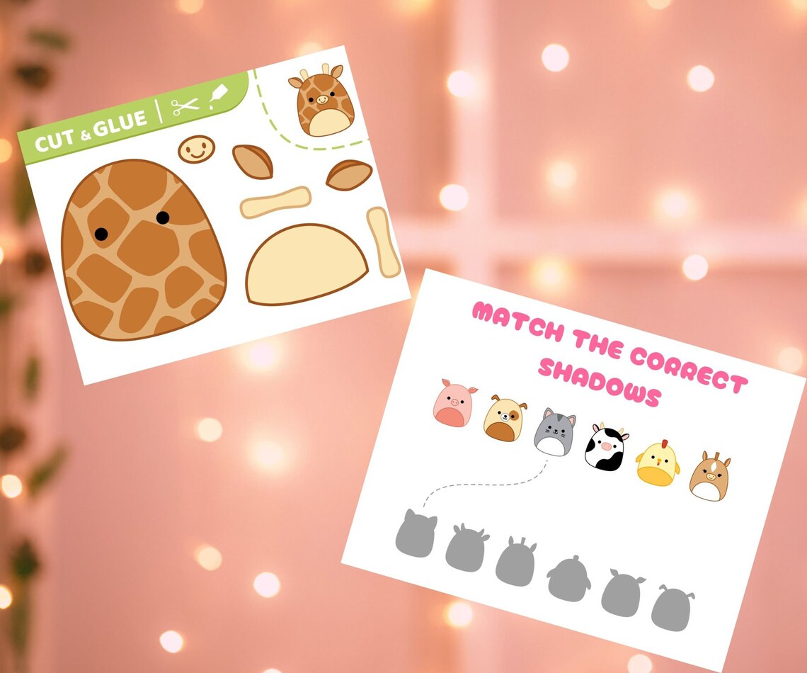 Squishie Worksheets, Printable Squishmallow Coloring Pages and ...