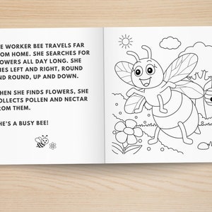 Bees for Kids - Educational Coloring Book for Children Aged 2-7 ...
