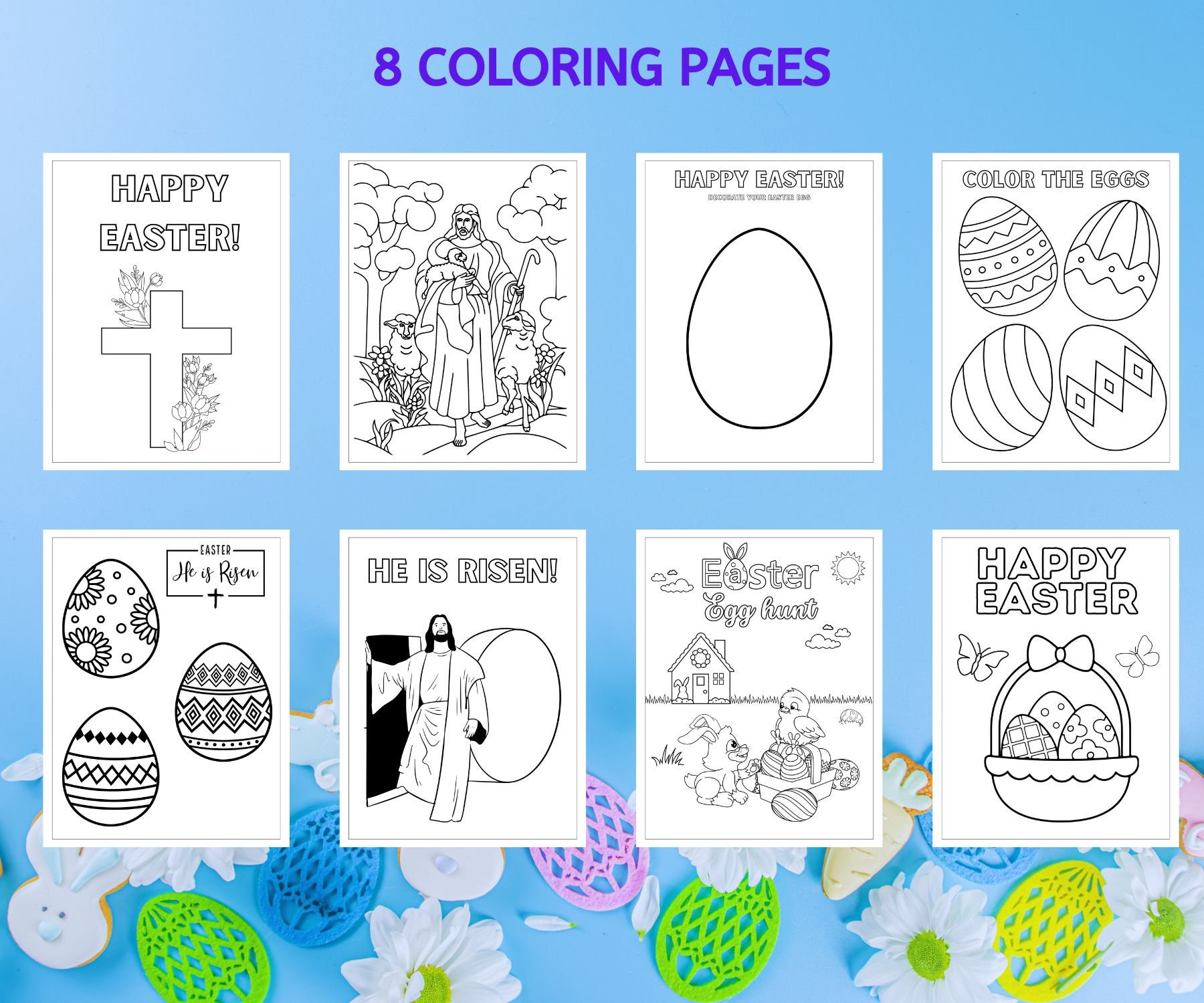 Printable Easter Worksheets, Easter Puzzle Pages, Easter Maze, Spot the ...