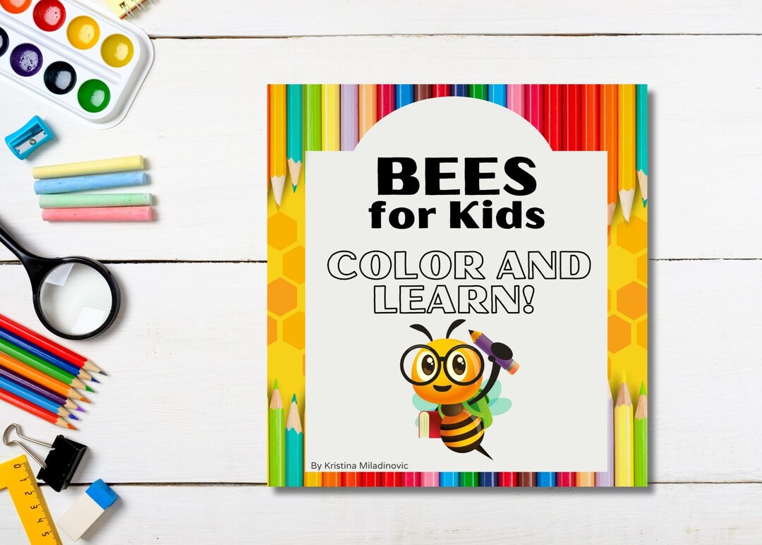 Bees for Kids - Educational Coloring Book for Children Aged 2-7 ...