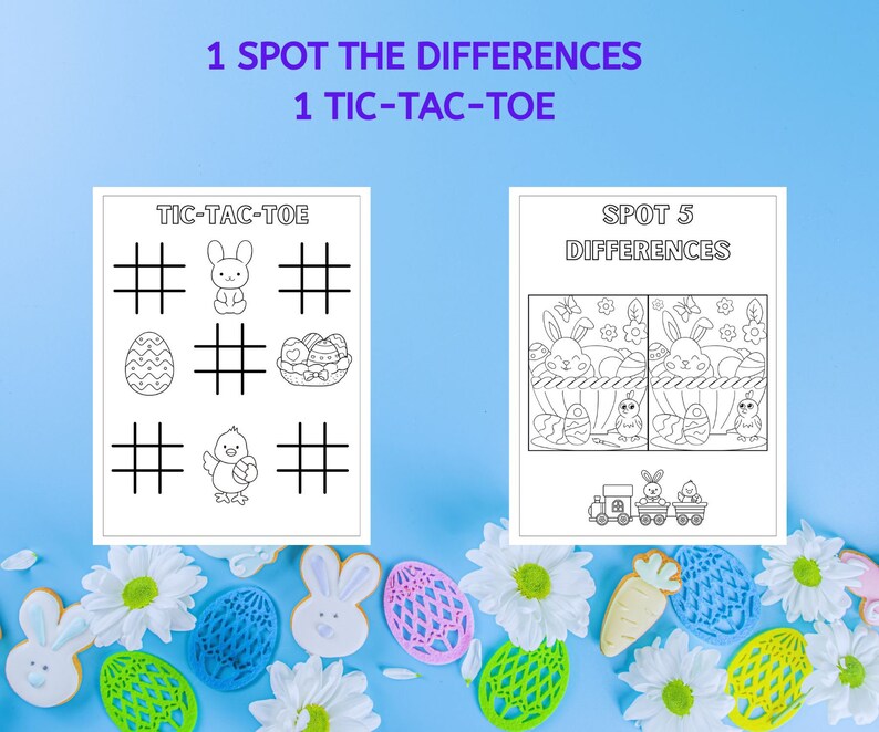 Printable Easter Worksheets, Easter Puzzle Pages, Easter Maze, Spot the ...