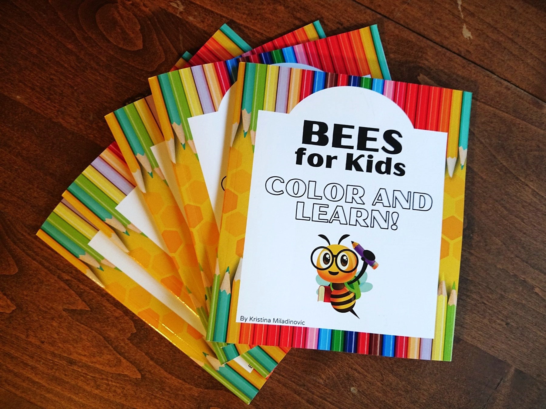 Bees for Kids - Educational Coloring Book for Children Aged 2-7 ...