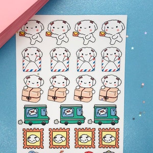 Kawaii Mail USPS Stickers~kawaii Packing Stickers ~cute Stationery ...
