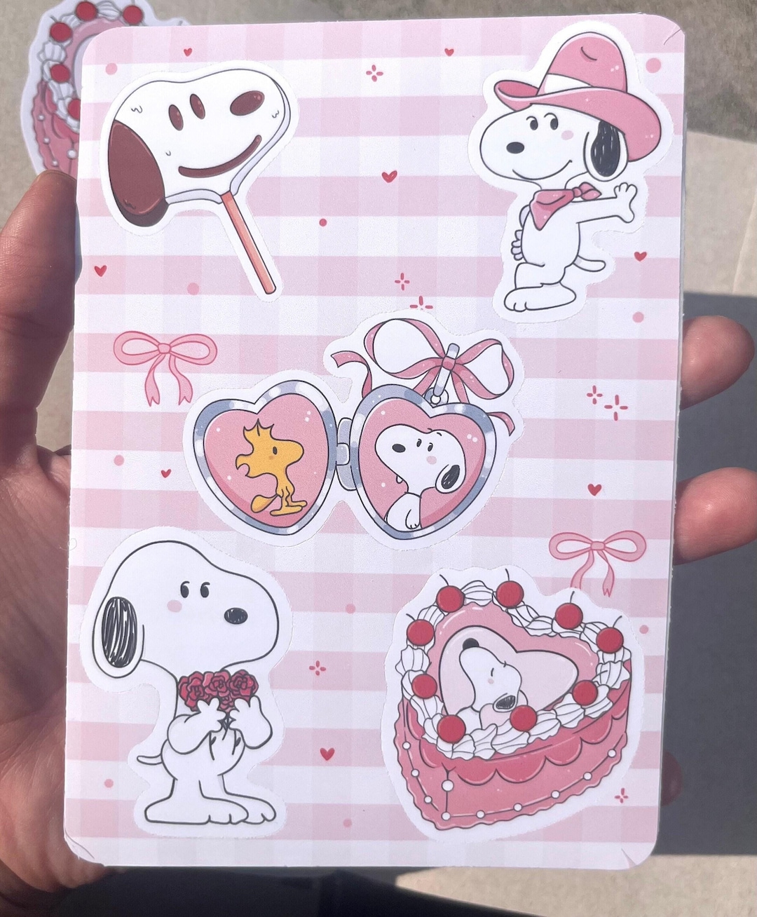 One Pink Dog Sticker Sheet~kawaii Sticker Sheet~dog Sticker Sheet ...