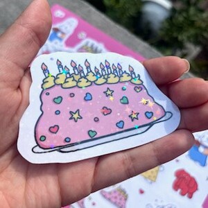 Max and Ruby Glitter Stickers- Ruby's Pink Cake, Y2K Stickers ...