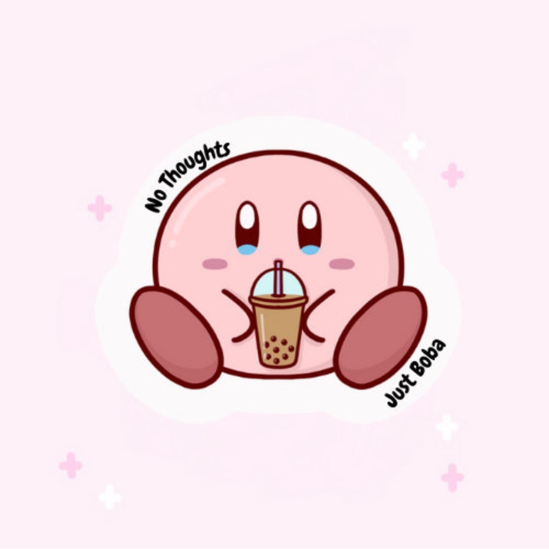 Kawaii Cartoon Pink Boba Tea Digital Strawberry Clipartpink - Etsy