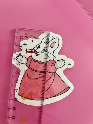 Max and Ruby Glitter Stickers- Ruby, Y2K Stickers, Nostalgia, Cute ...