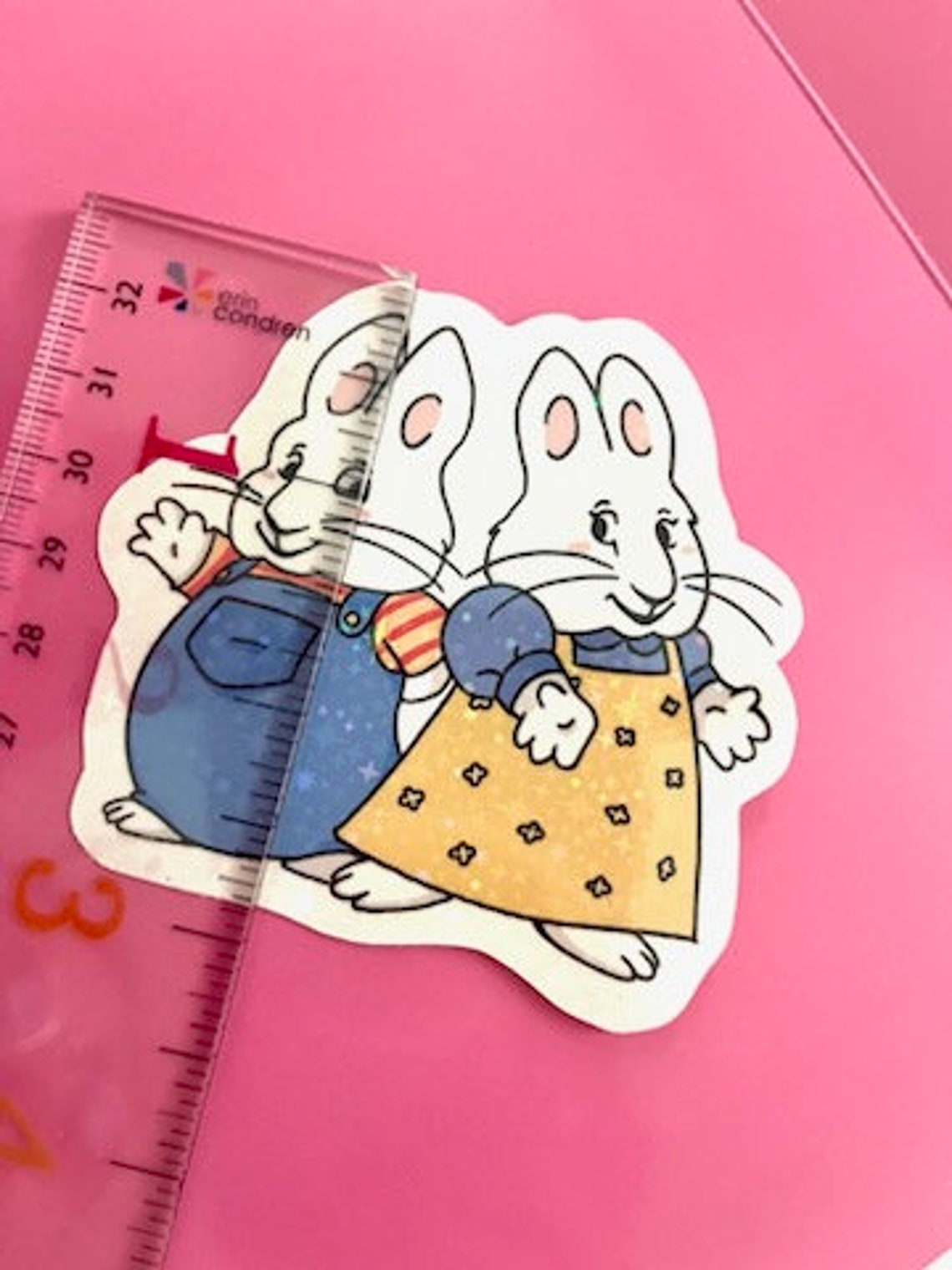 Max and Ruby Glitter Stickers- Max and Ruby, Y2K Stickers, Nostalgia ...