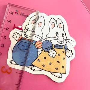 Max and Ruby Glitter Stickers- Max and Ruby, Y2K Stickers, Nostalgia ...