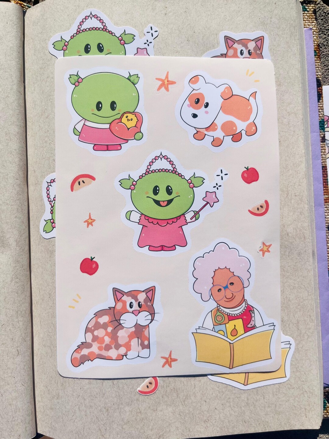 One Nanalan Mona Sticker Sheet~mona Cute Sticker~who's That Wonderful ...