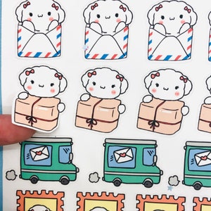 Kawaii Mail USPS Stickers~kawaii Packing Stickers ~cute Stationery ...