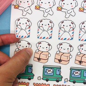 Kawaii Mail USPS Stickers~kawaii Packing Stickers ~cute Stationery ...