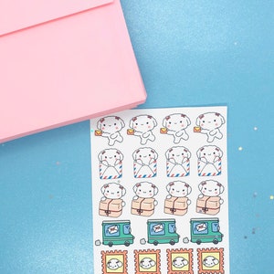 Kawaii Mail USPS Stickers~kawaii Packing Stickers ~cute Stationery ...