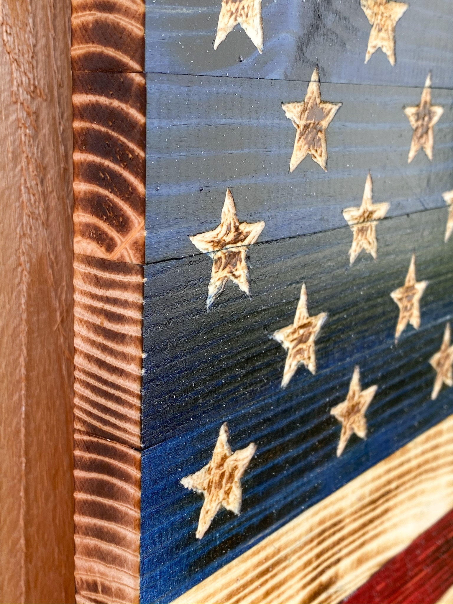 Large American Rustic Flag, Wood American Flag, Pallet American Flag ...