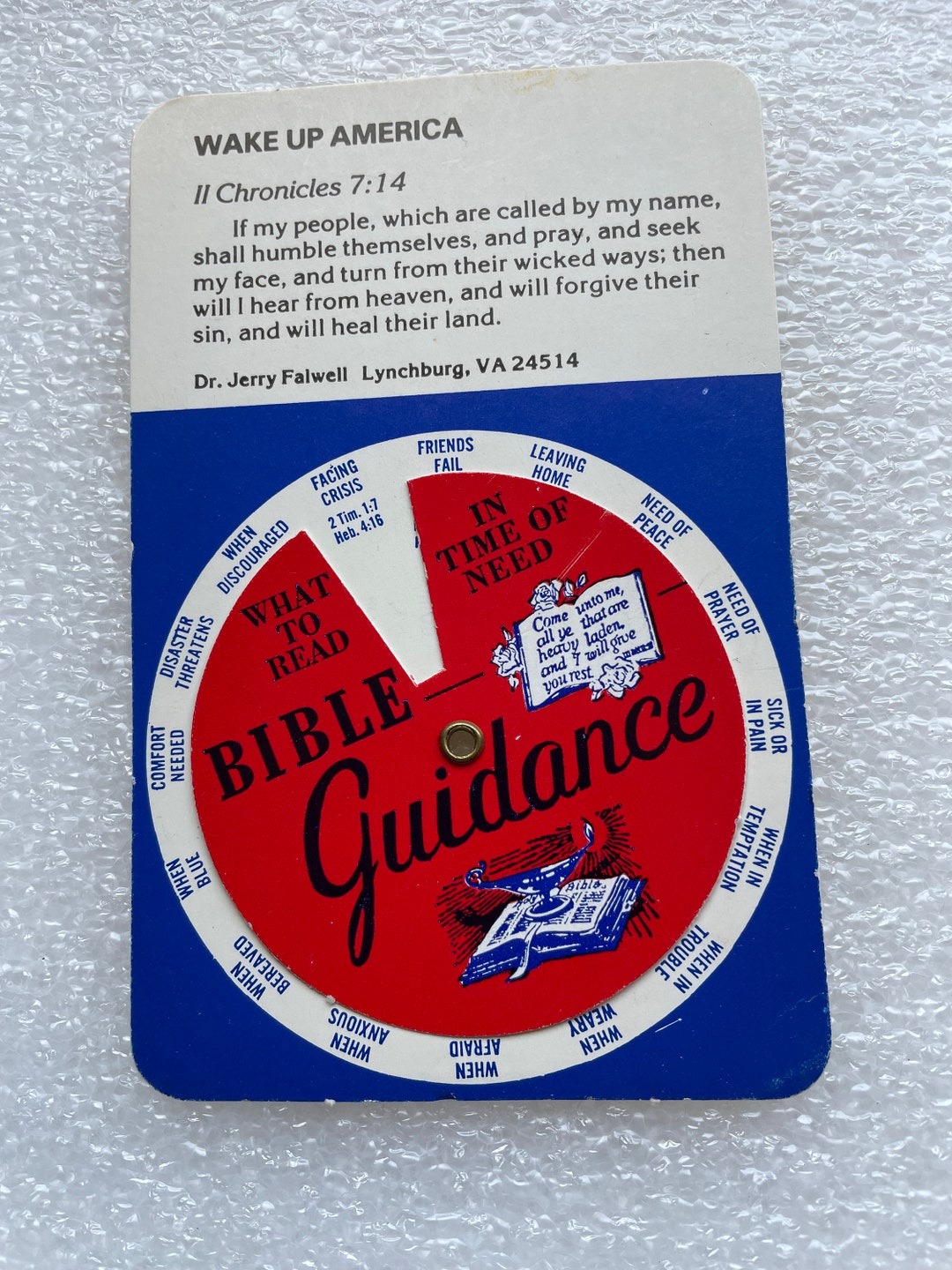WAKE UP AMERICA Bible Guidance by Jerry Falwell - Etsy