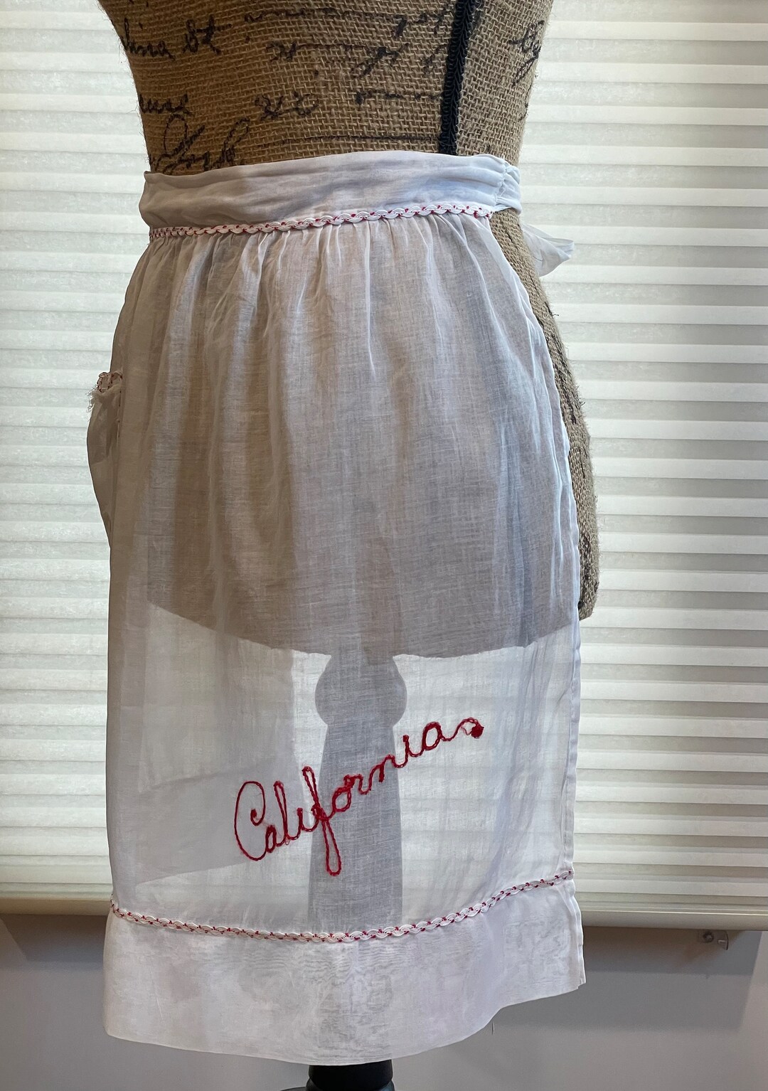 Vintage Apron California Apron From the 50s - Etsy
