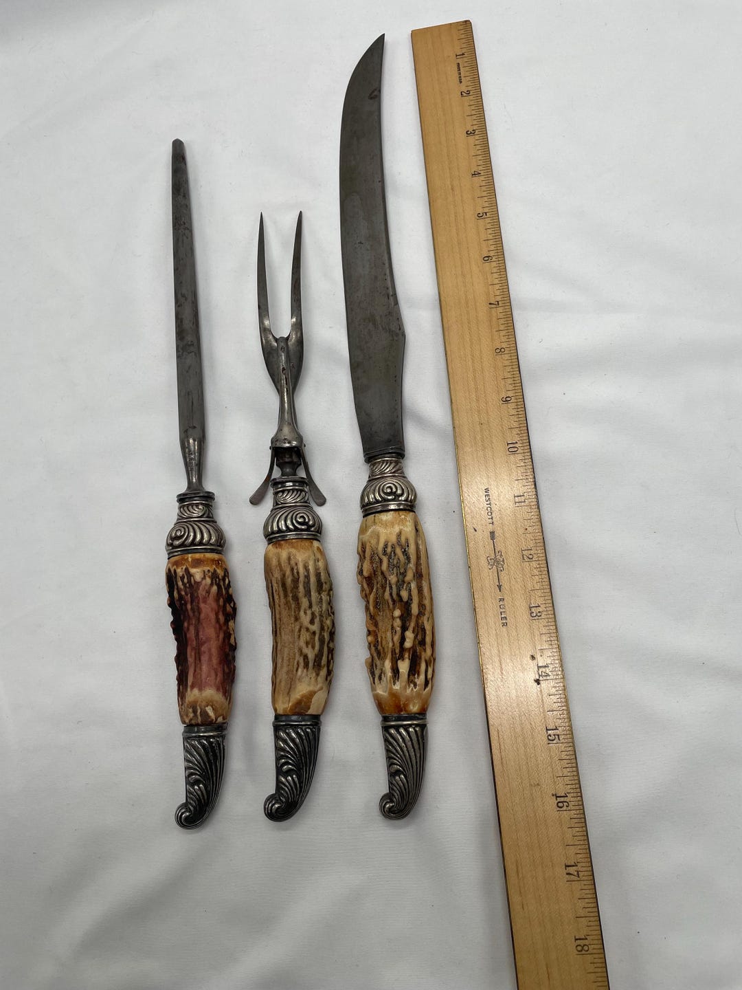 Vintage Knife, Carving Set. Landers, Frary, and Clark Carving Set With ...