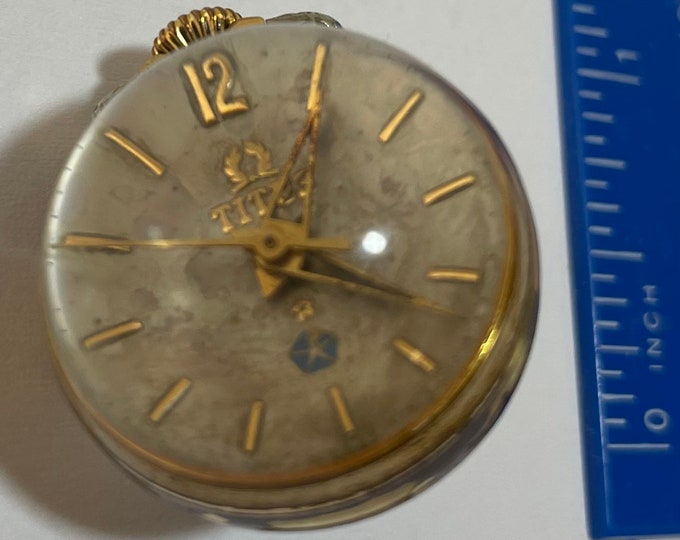 Rare Vintage Titus Ball Skeleton Watch - Etsy