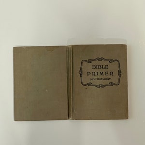 Bible Primer New Testament 1946 Vintage 11th Edition Adolf Hult - Etsy