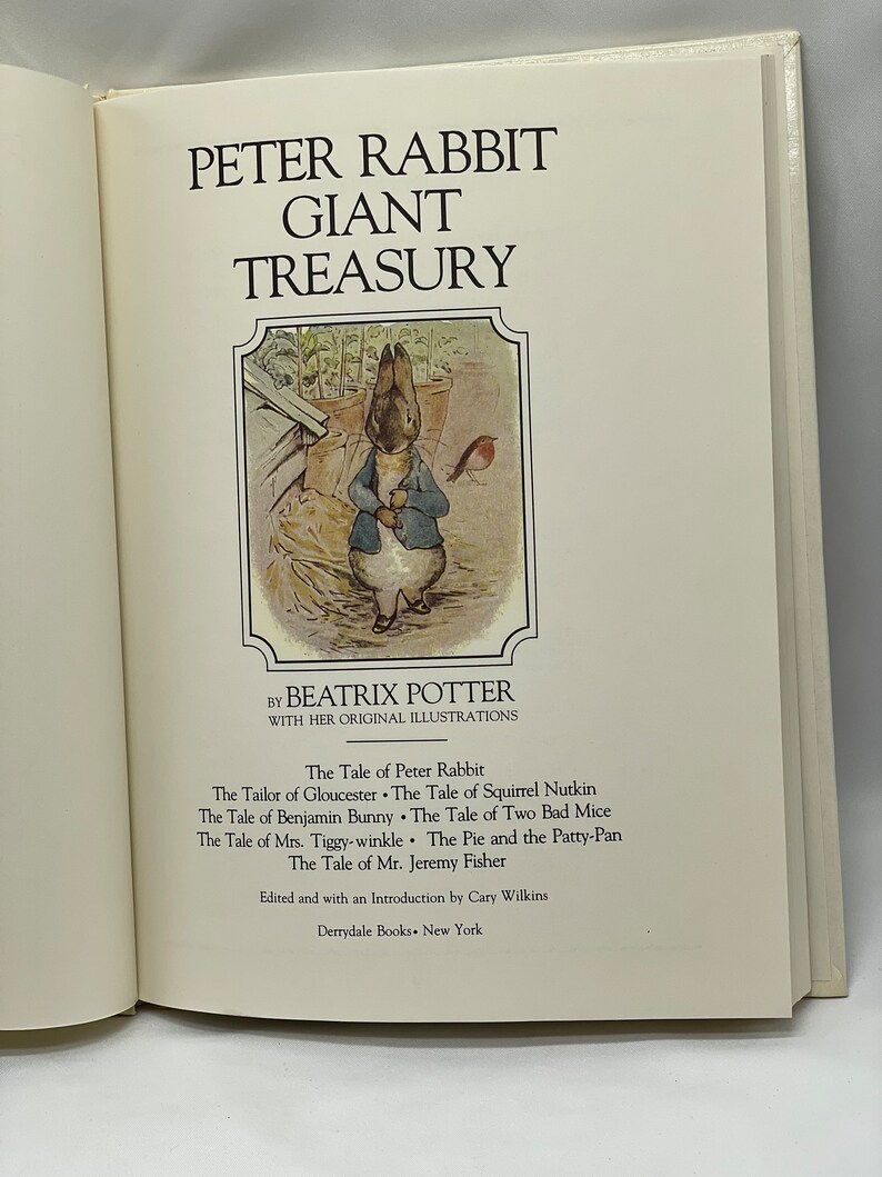 Giant Treasury of Peter Rabbit by Beatrix Potter - Etsy