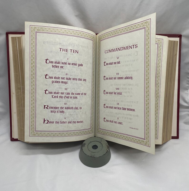 Holy Bible, 1971, Large Bible, Red Cover. - Etsy