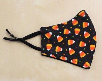 Halloween Candy Corn Face Mask - Etsy