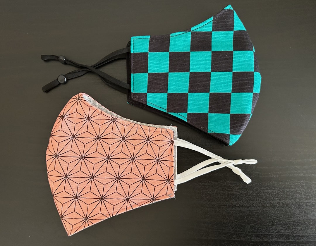 Demon Anime Inspired Face Mask - Etsy