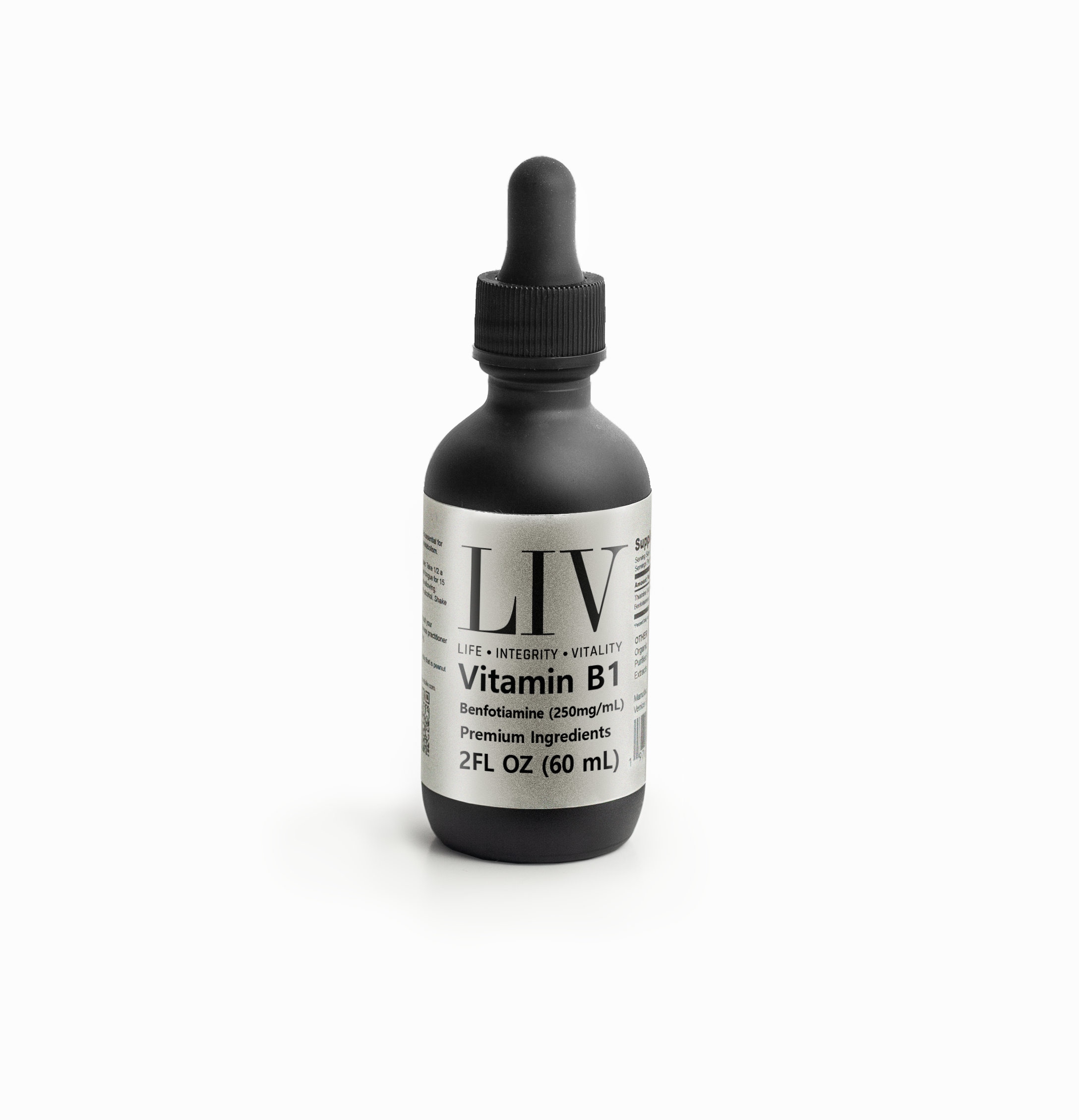 LIV Vitamin B1 Thiamine Liquid (benfotiamine 250mg, 60 Servings) - Etsy