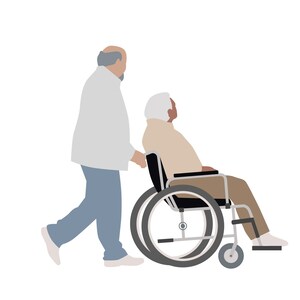 15 Flat Vector People Illustration - Elderly - Old People - Pack of 9 ...