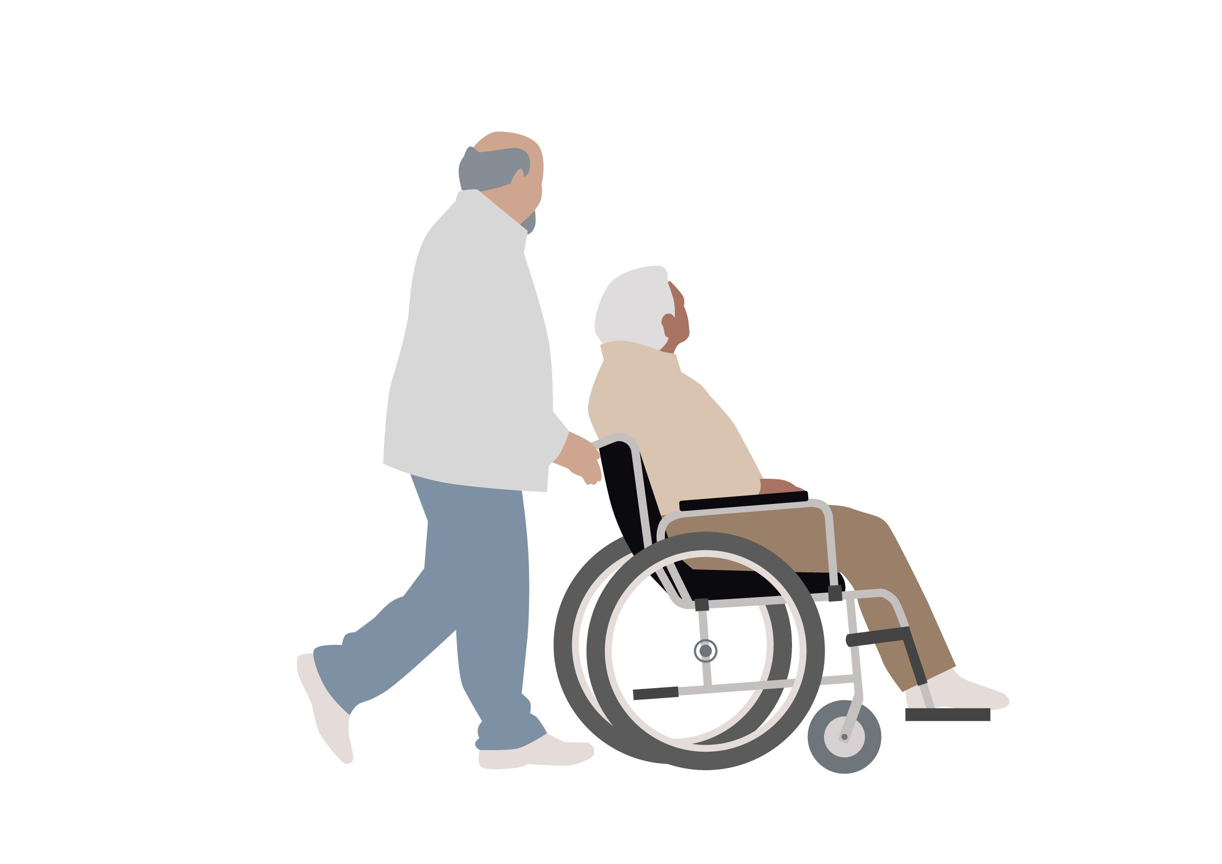 15 Flat Vector People Illustration - Elderly - Old People - Pack of 9 ...