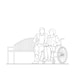 15 Line Vector People Illustration AI - Old People - Elderly Faceless ...