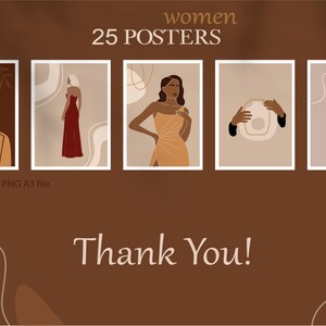 100 Abstract Woman Clipart, Feminine Vector Clipart, Abstract Black ...