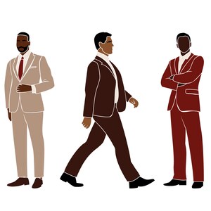 African Man SVG, Black Men, African American, Abstract Male PNG, Boss ...
