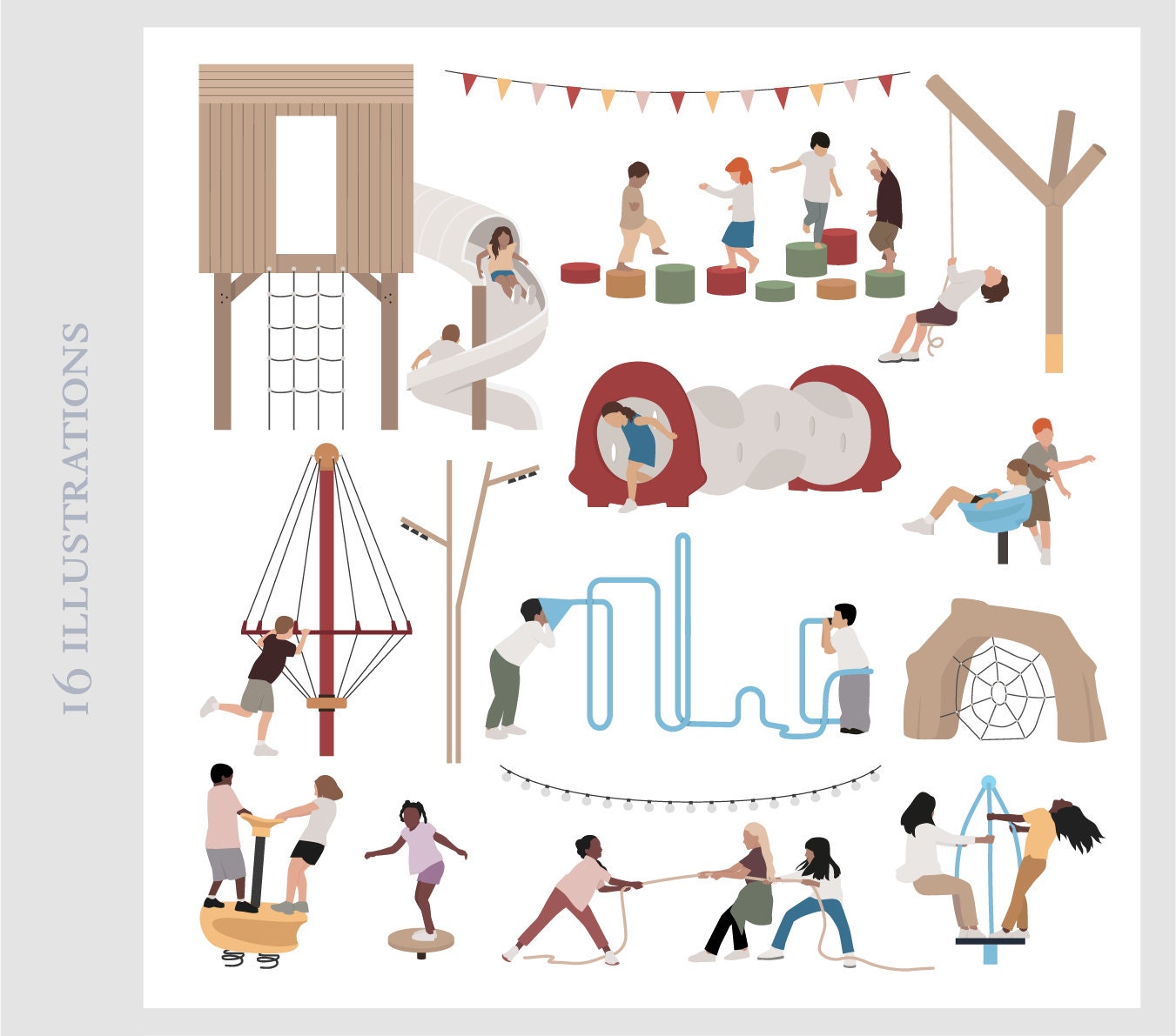 Abstract Children SVG, Vector Children, Equipment Playground ...