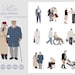 15 Flat Vector People Illustration - Elderly - Old People - Pack of 9 ...