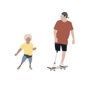 15 Flat Vector People Illustration - Inclusive - Disabilities - Ai ...