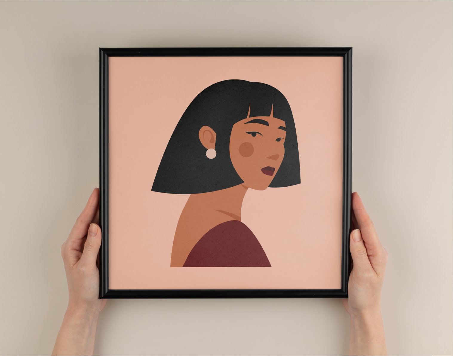 Abstract Woman SVG, Feminine Vector Clipart, Diversity Women, Friends ...