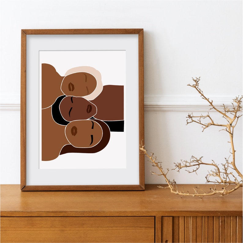 Girlfriends SVG, Feminine Vector Clipart, Abstract Women Svg, Friends ...