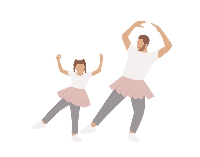 20 Flat Vector People - Family & Parently Outdoor - Pack of 10 ...