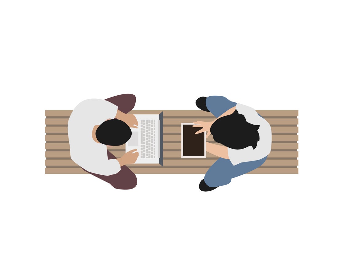 19 Flat Vector People - Top View - Pack of 19 Illustration - AI - Png ...