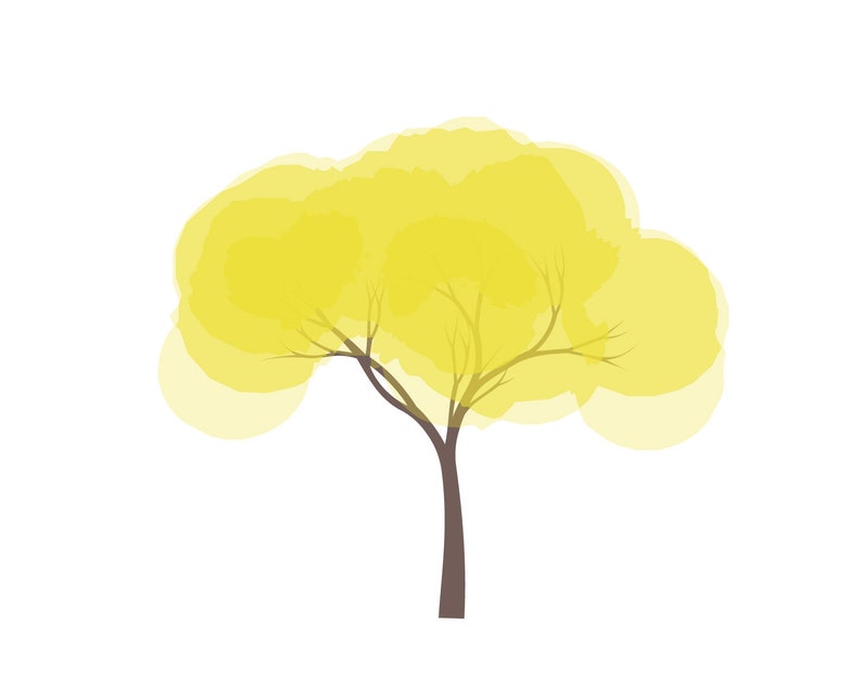 144 Set of Flat Vector Trees Clipart - Flat Vector Plant Illustration ...