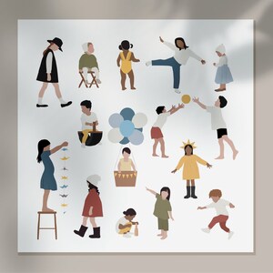 Abstract Children SVG, Vector Children, Baby Clipart, African Baby SVG ...