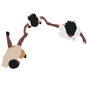 19 Flat Vector People - Top View - Pack of 19 Illustration - AI - Png ...