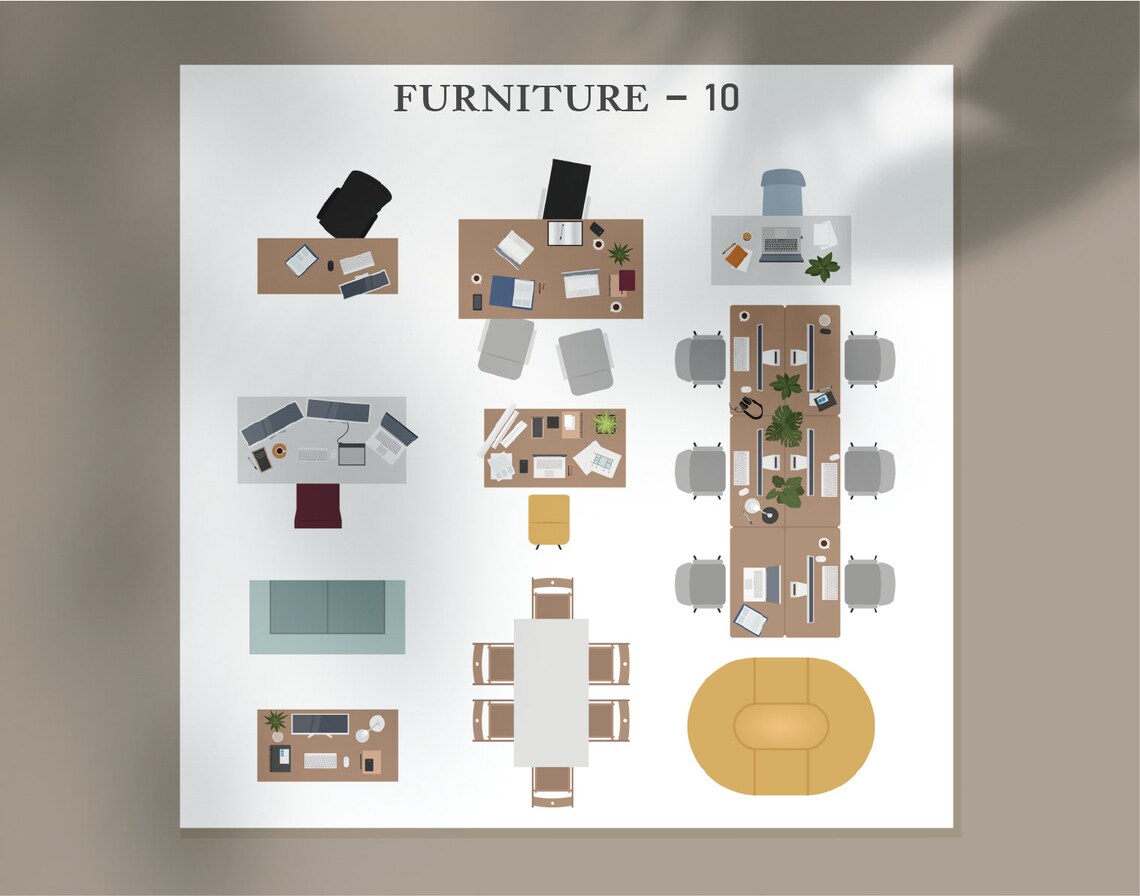 53 Flat Vector People Illustration Working People Top View Pack of 13 ...